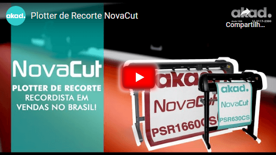 Plotter de recorte novacut 60cm com sensor